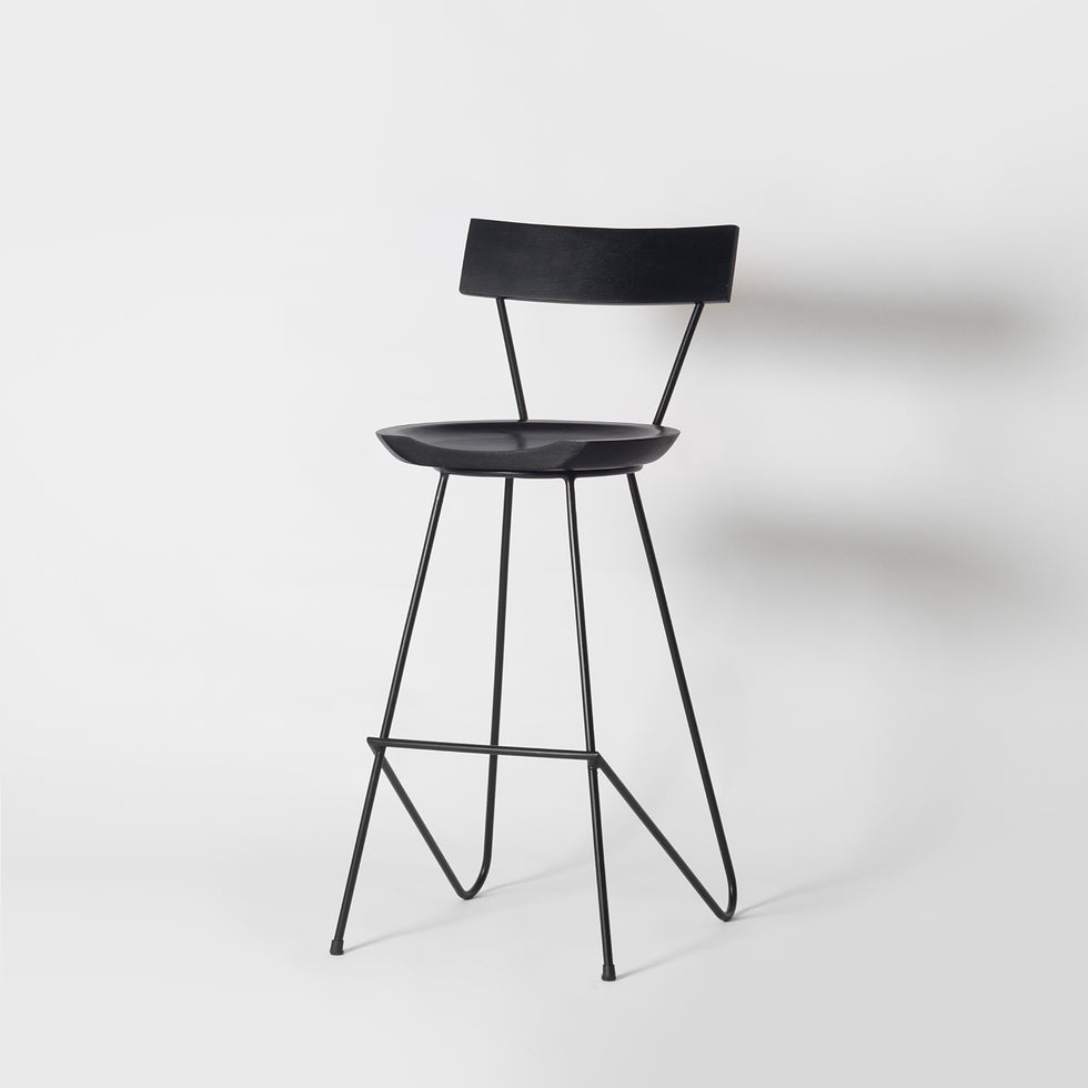Wooden High Back Bar Stools | Vaunt Design