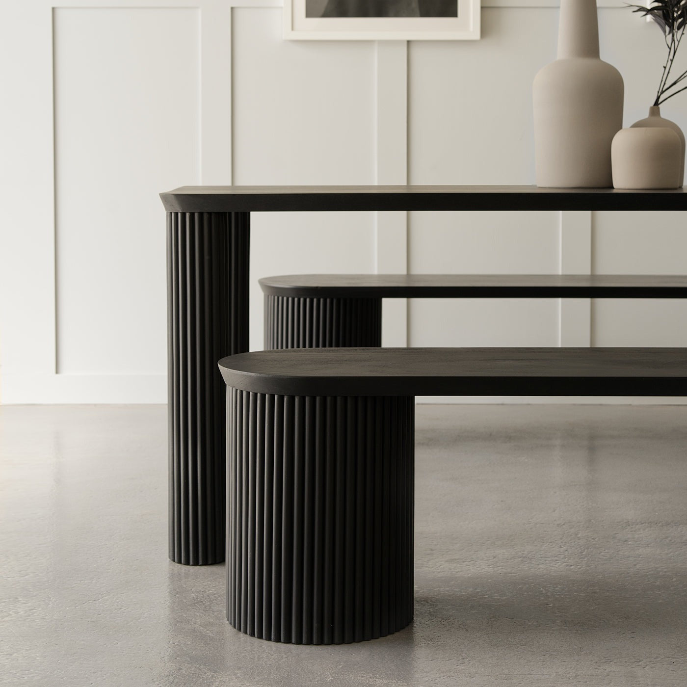 Lena Black Nordic Dining Chairs, Set of 2 | Vaunt Design