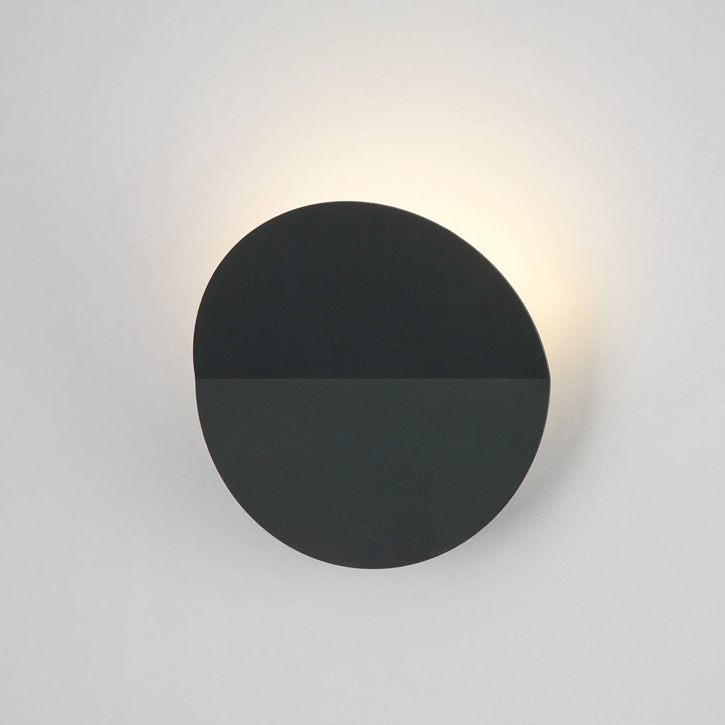 Disk Black Diffuser Wall Light | Vaunt Design