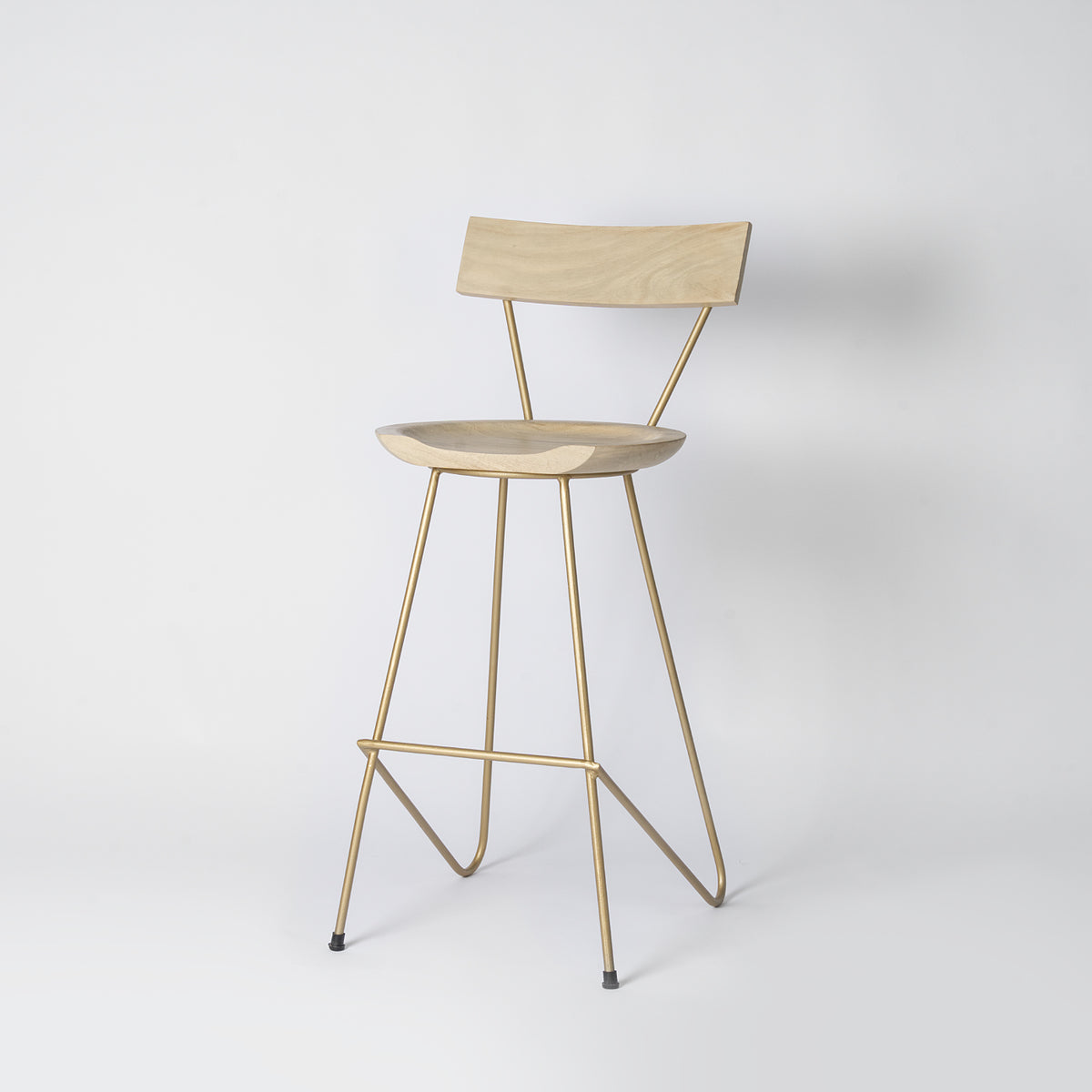 Wooden High Back Bar Stools | Vaunt Design