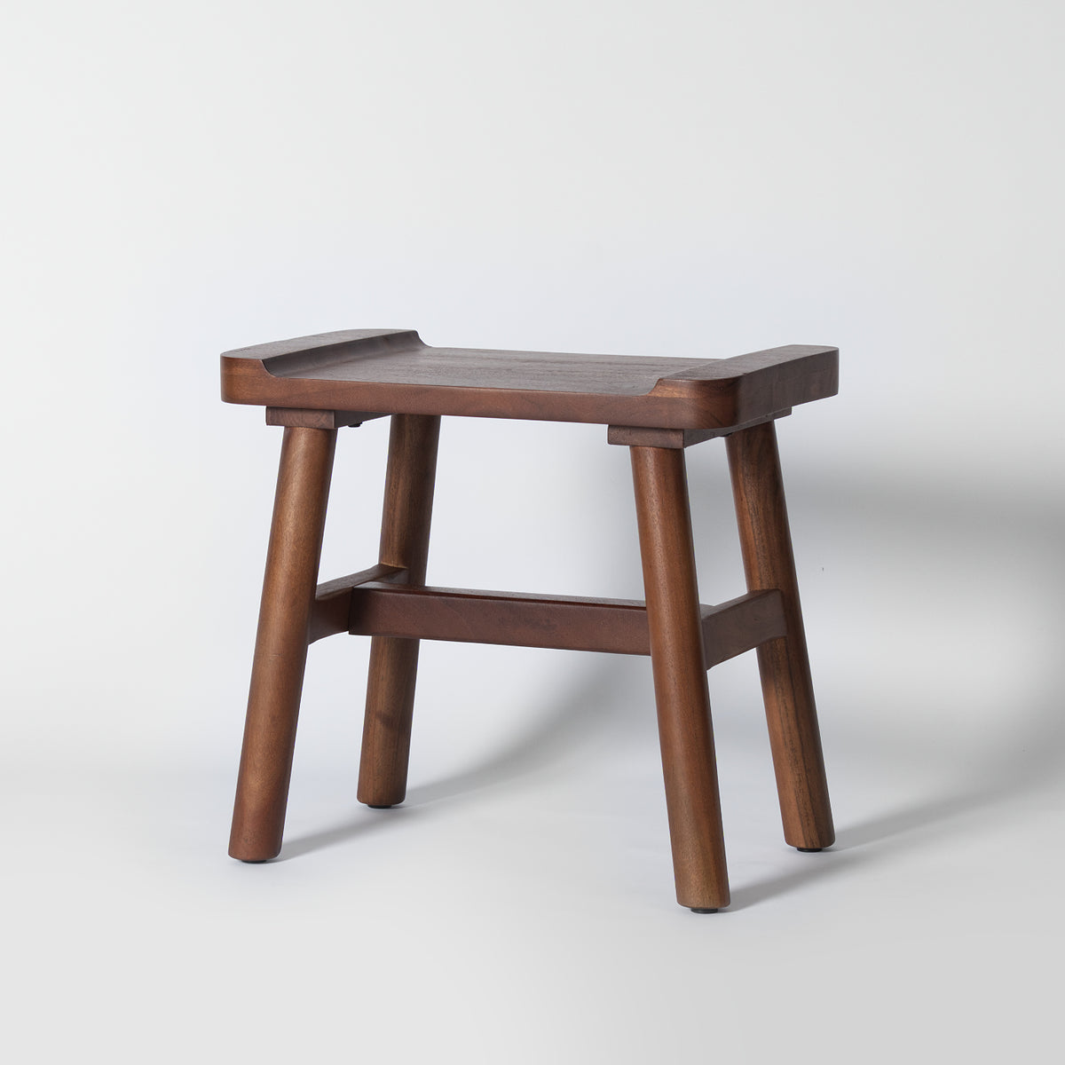 Kettil Walnut Foot Stool, 45cm | Vaunt Design