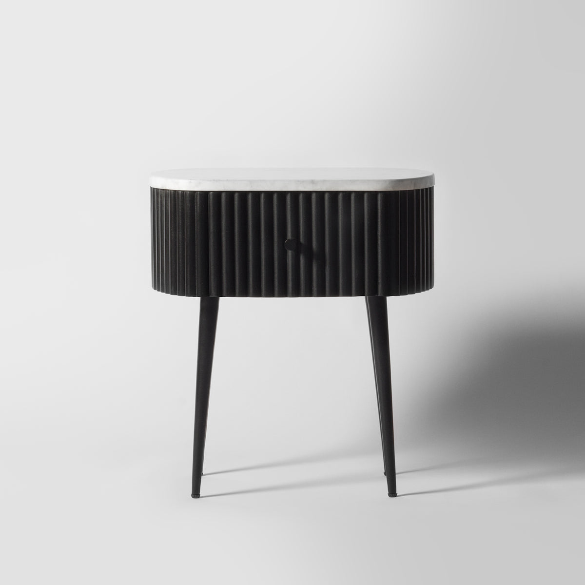 Gunhild Marble Top Bedside Table | Vaunt Design