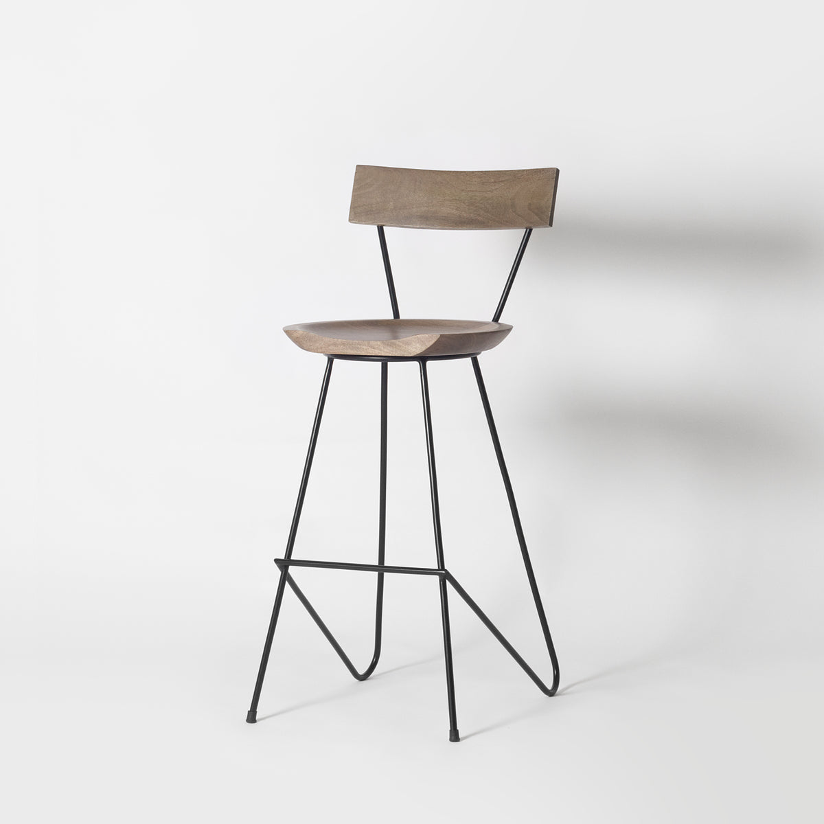 Wooden High Back Bar Stools | Vaunt Design