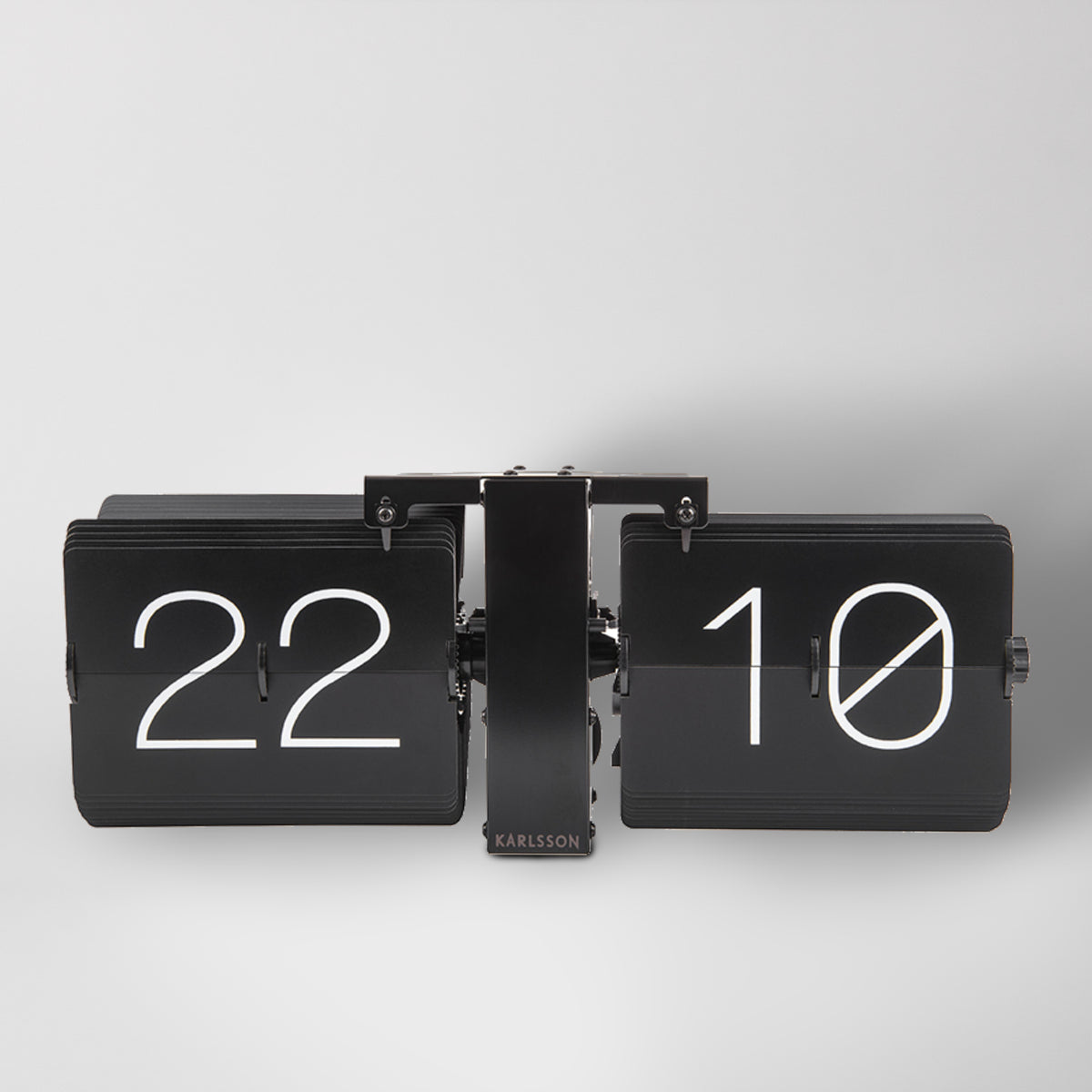 Hinje Black Flip Clock | Vaunt Design