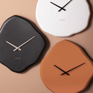 Haakon Burnt Orange Organic Wall Clock | Vaunt Design
