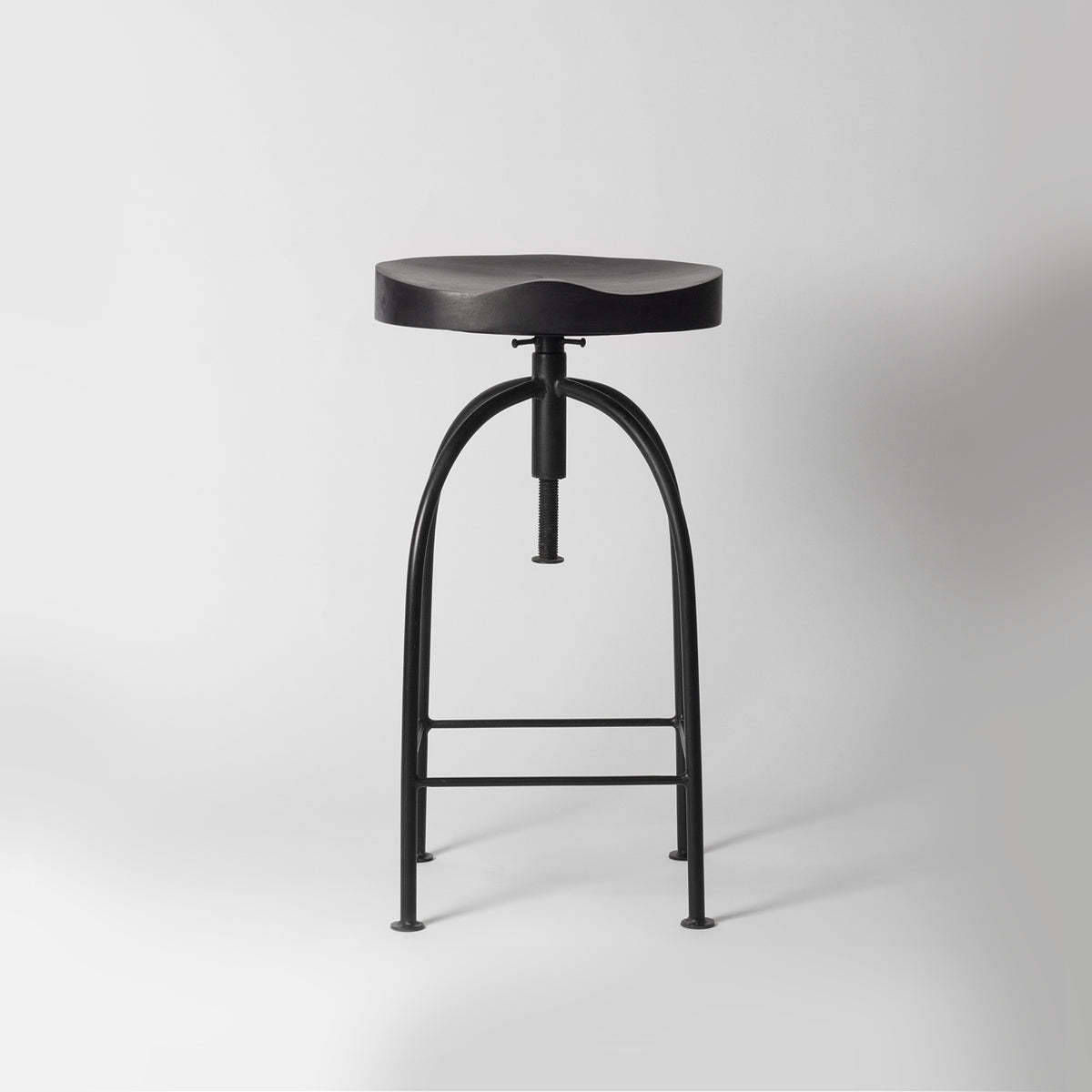 Louis Black Swivel Bar Stool | Vaunt Design