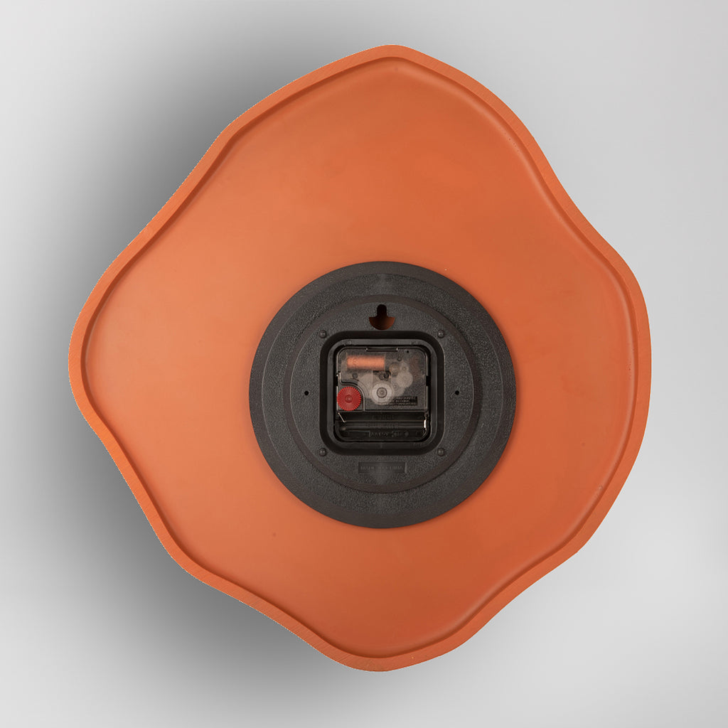 Haakon Burnt Orange Organic Wall Clock | Vaunt Design