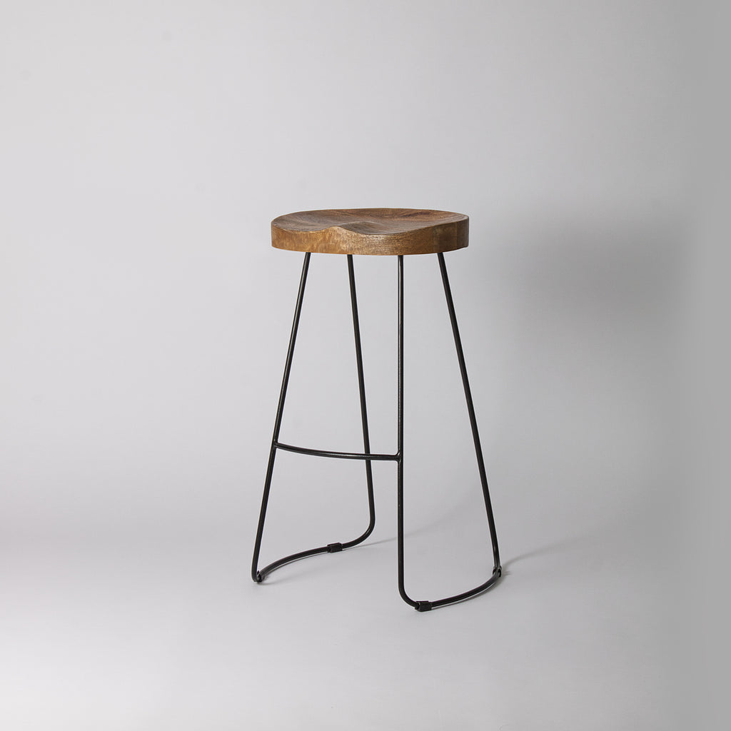Arlo Wood And Metal Bar Stool | Vaunt Design